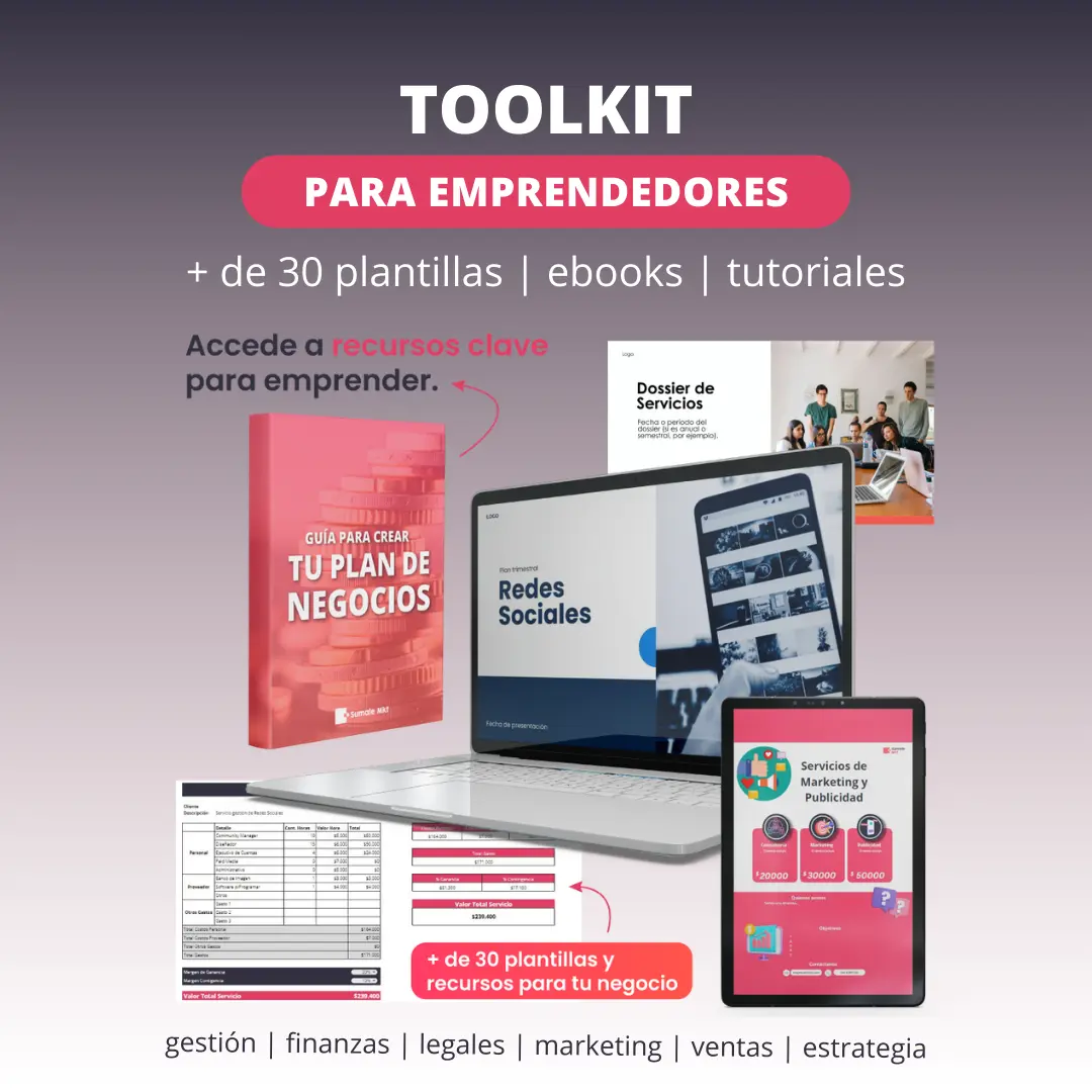Toolkit para emprendedores - Sumale MKT Academia